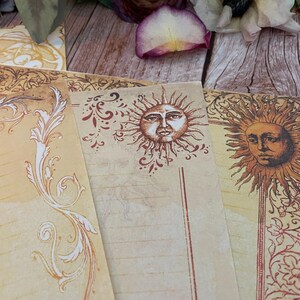 320 Sun Book of Shadows Printable Pages. Solar Illustrations ...