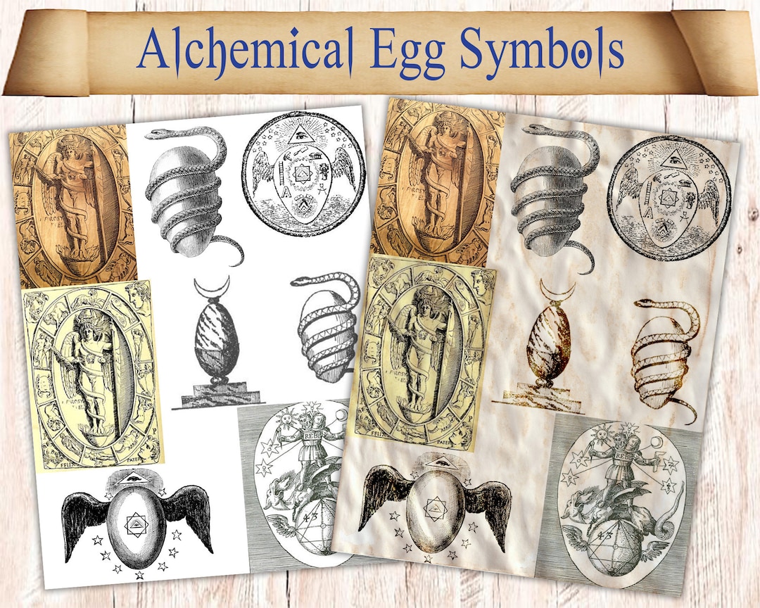 16 Printable Eggs Junk Journaling Ephemera for Ur Witchcraft Grimoire ...