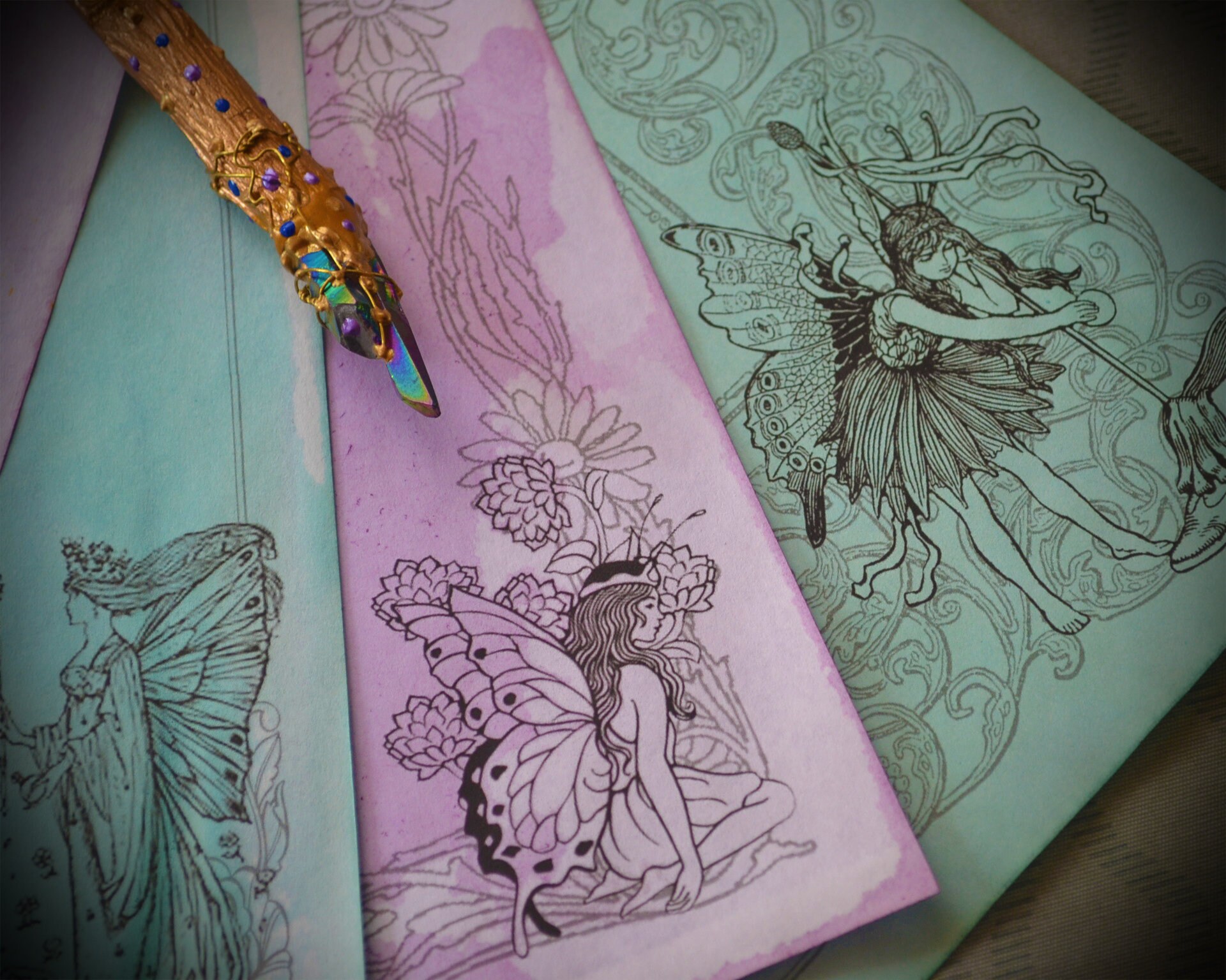 200 Pages of Fairy Book of Shadows Paper / Binder Refill Pages Download ...