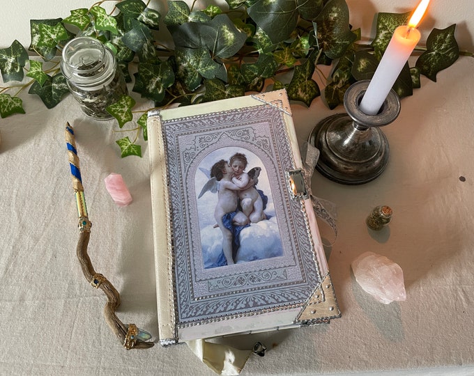 Angel Book of Shadows - Blank Angelic Magick Grimoire - Etheric Cherubs ...