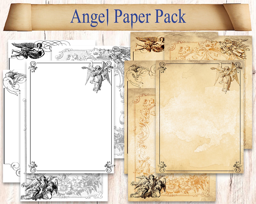 40 Digital Angel Magick Book of Shadows Sheets / Angelic Journal ...