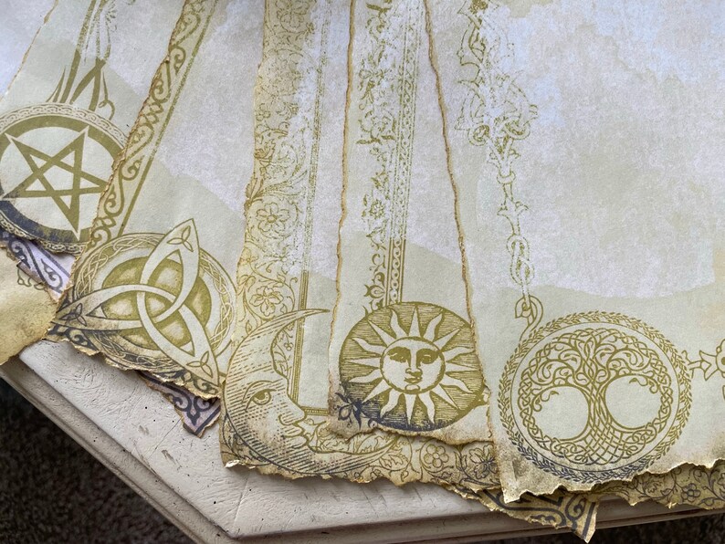 288 Book of Shadows Binder Printable Pages W/ Pagan Symbols. - Etsy