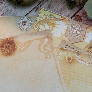320 Sun Book of Shadows Printable Pages. Solar Illustrations ...
