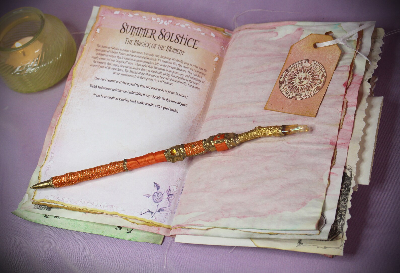 Wheel of the Year Summer Solstice Book of Shadows Pages. Litha - Etsy