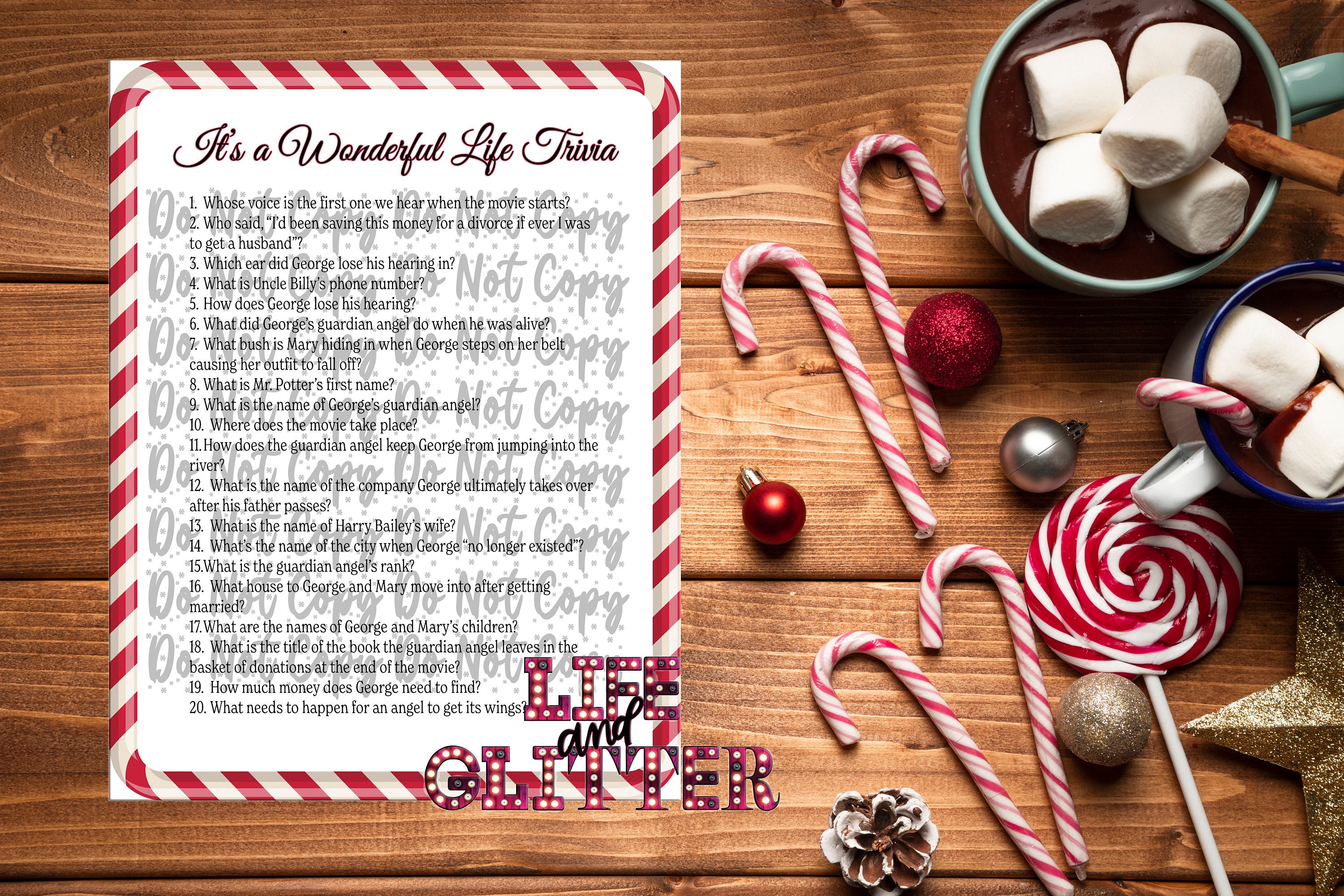 It's a Wonderful Life Trivia 2nd Installment Classic Christmas Movie ...