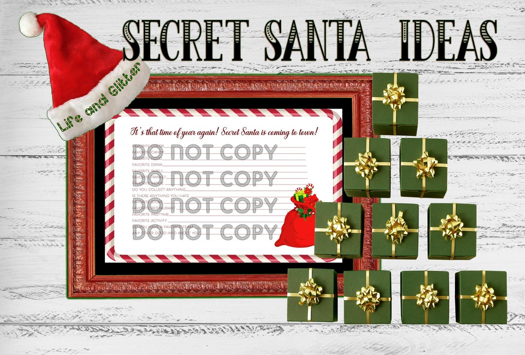 Secret Santa Idea List Office Christmas Party Ugly Christmas Sweater ...