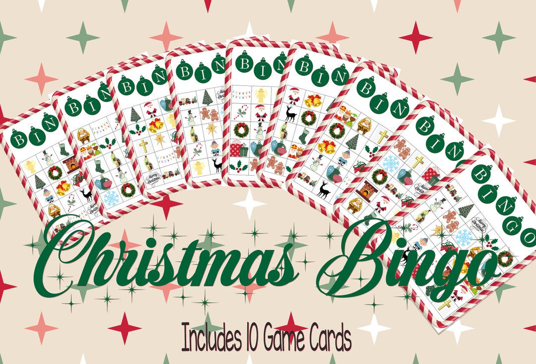 Christmas Bingo Cards Christmas Game Christmas Party Bingo Game christmas-bingo-cards-christmas-game-christmas-party-bingo-game