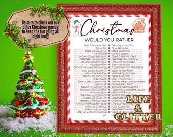 Christmas Would You Rather Game - Etsy