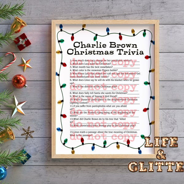 Charlie Brown Christmas - Etsy