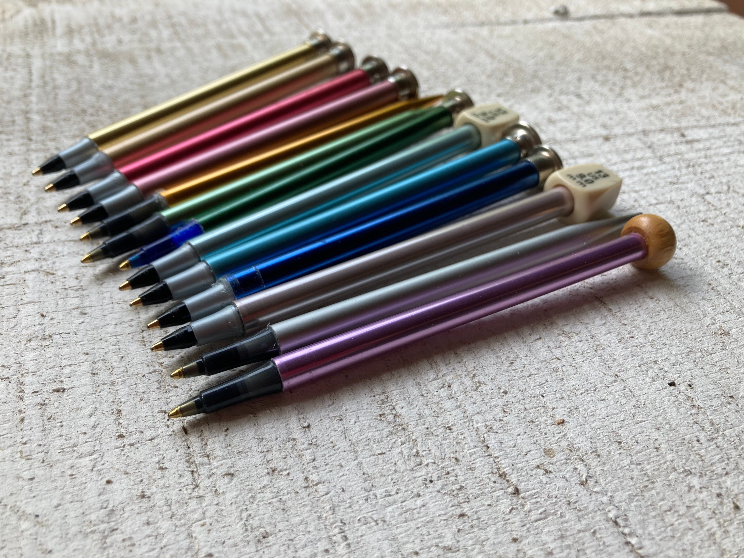 Knitting Needle Pens -set of 3 - Etsy