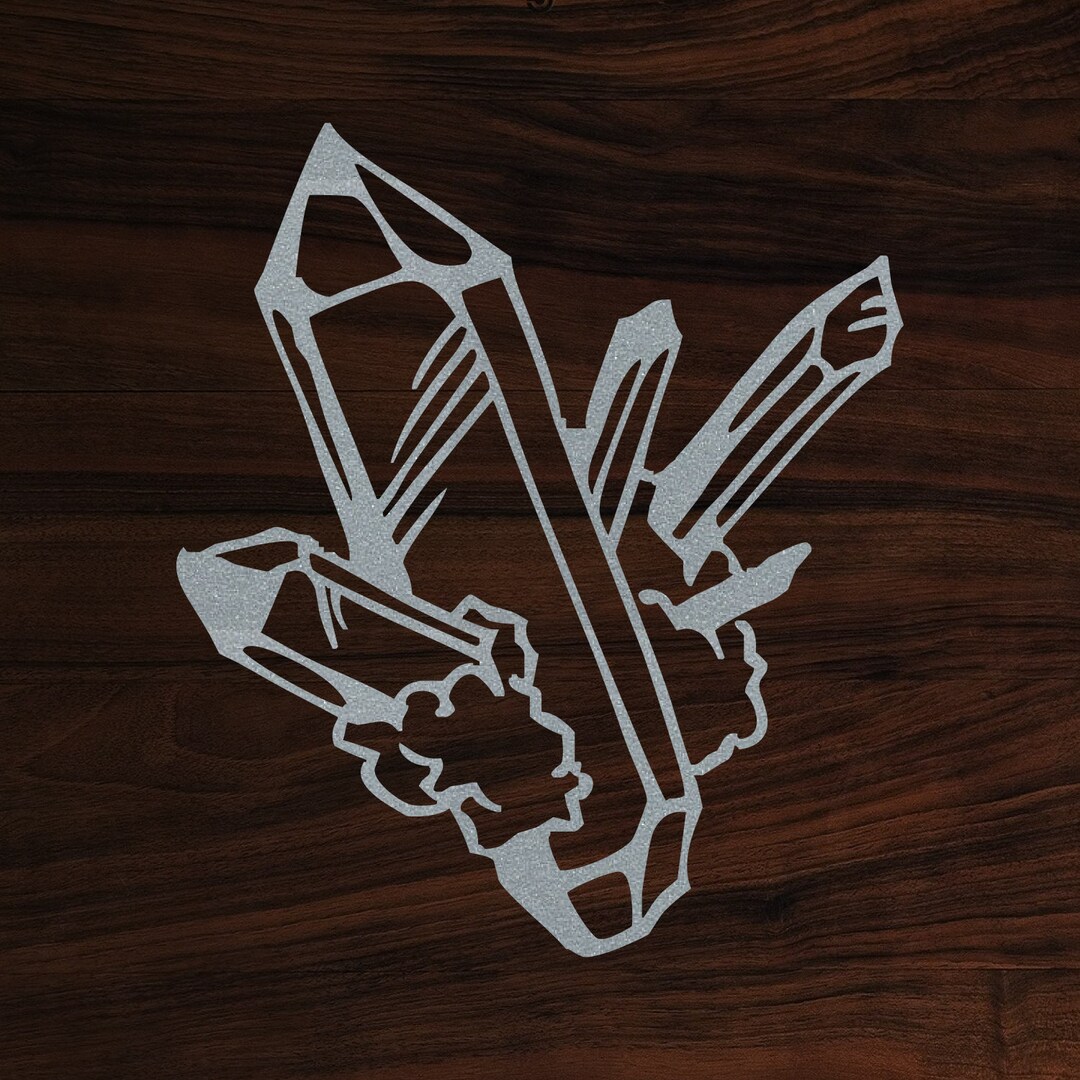 Crystal Decal 3.25" X 3" - Etsy