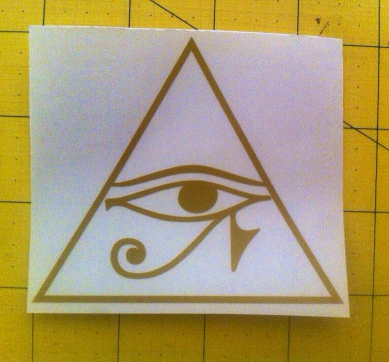 Eye Of Horus Die Cut Decal Sticker 3x3 5 Etsy