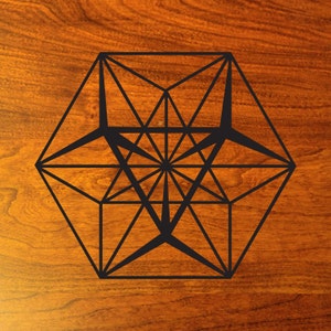Vector Equilibrium Sacred Geometry 3x3.5 - Etsy