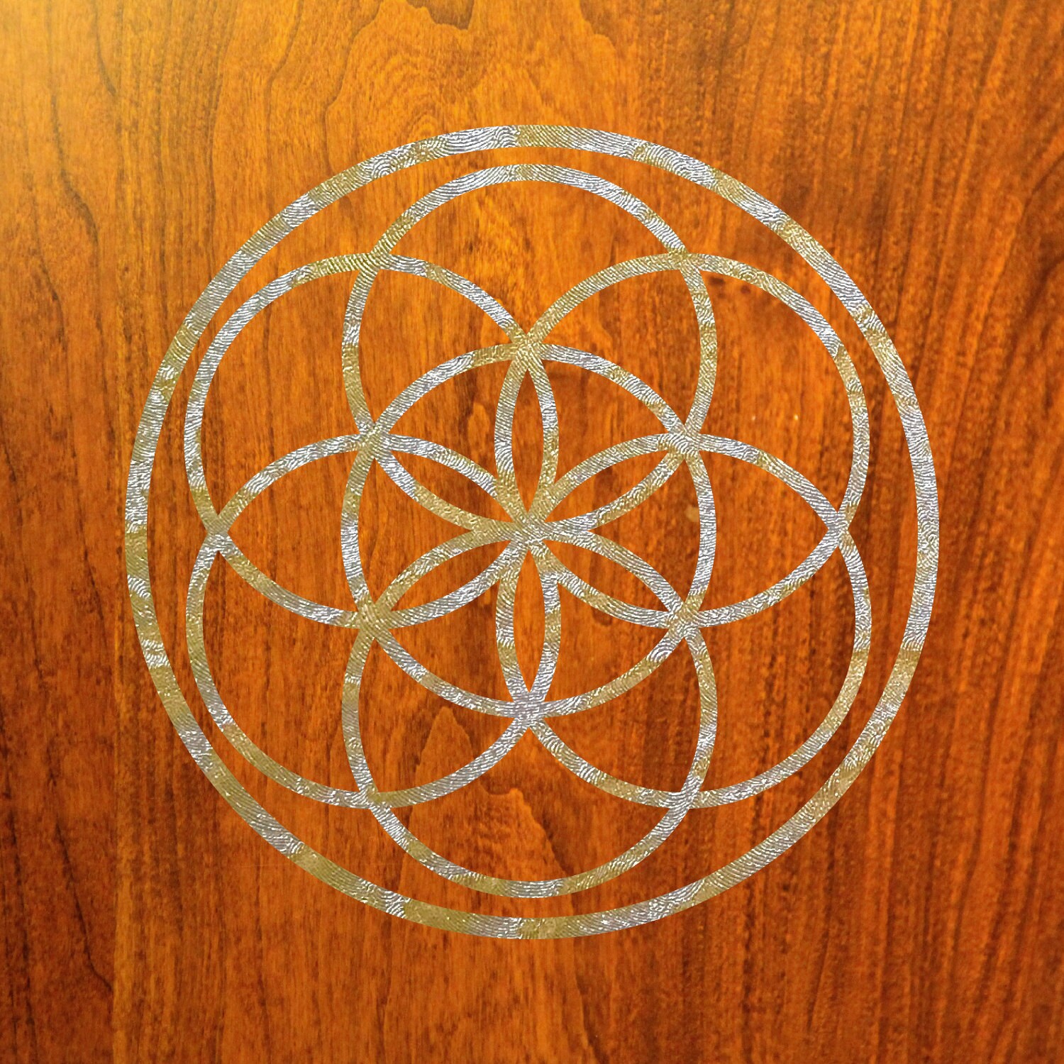 Seed of Life Sacred Geometry Die-cut Decal Sticker 3x3 Gold Edition - Etsy
