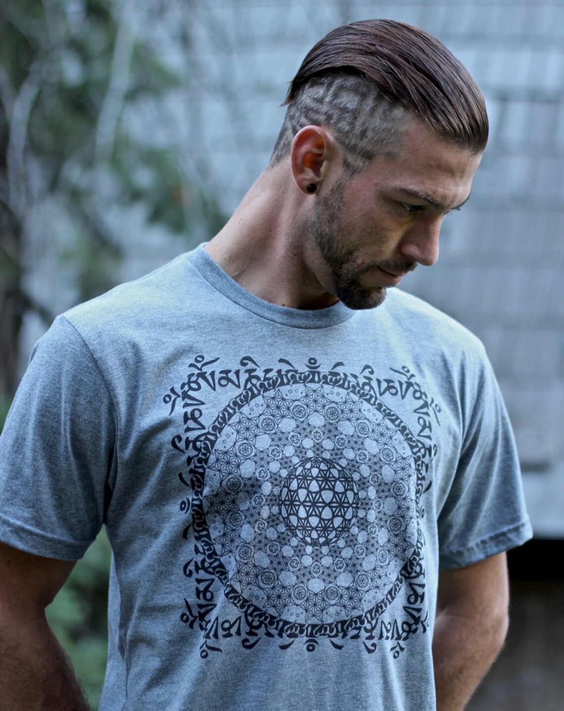 Tibetan Mantra Organic T-shirt Made in the USA. - Etsy