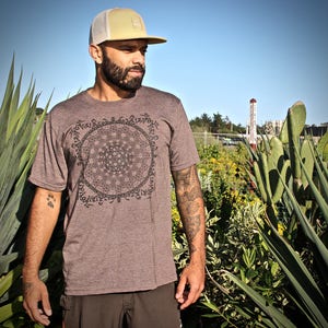 Tibetan Mantra Organic T-shirt ~ Made in the USA Mandala Shirt, Organic ...
