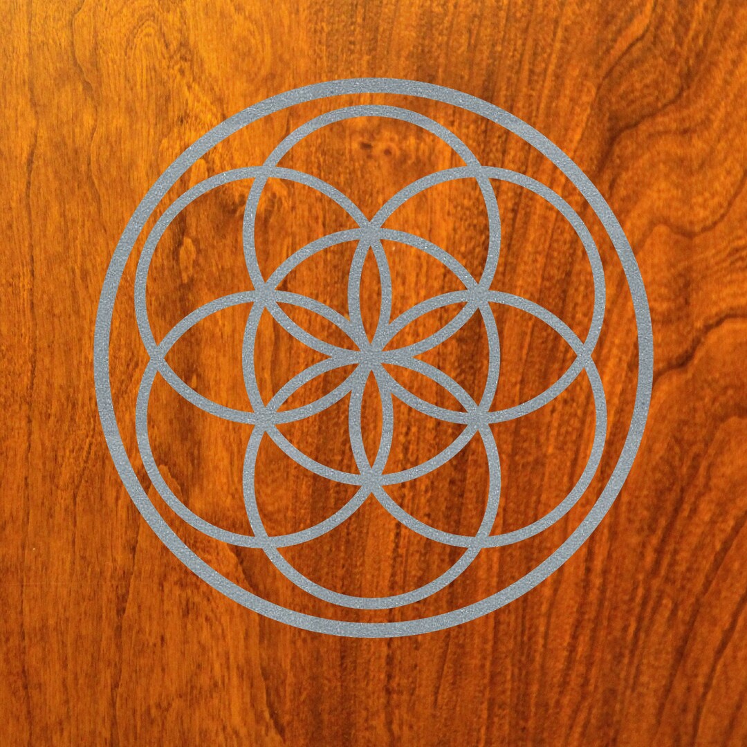 Seed of Life Sacred Geometry Die-cut Decal Sticker 3x3 - Etsy