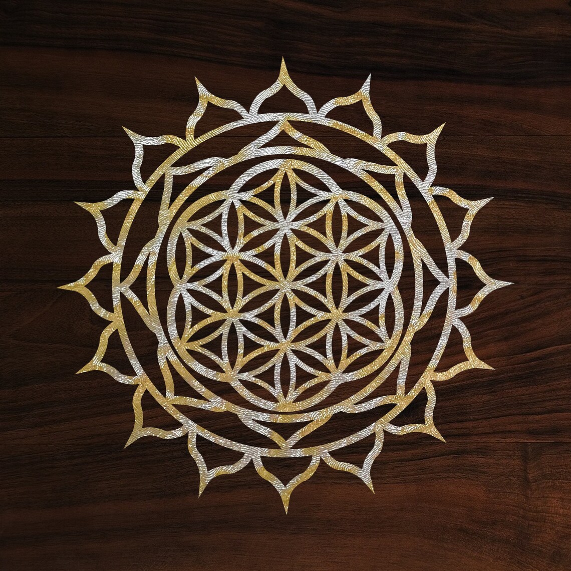 Flower of Life Sun Lotus 5.5x5.5 | Etsy