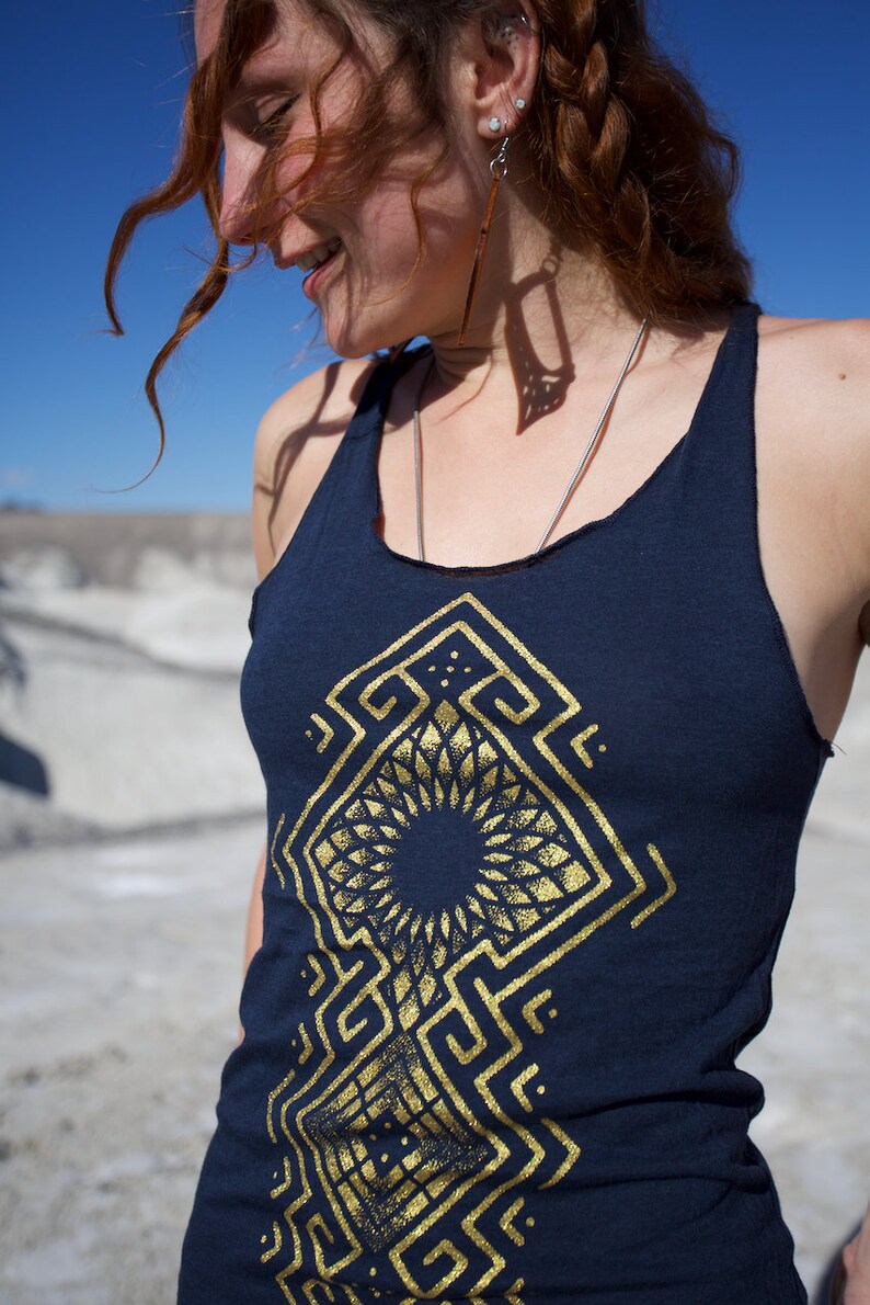 Being Organic Bamboo Tank Top (made in USA) Eco Friendly Sacred ...