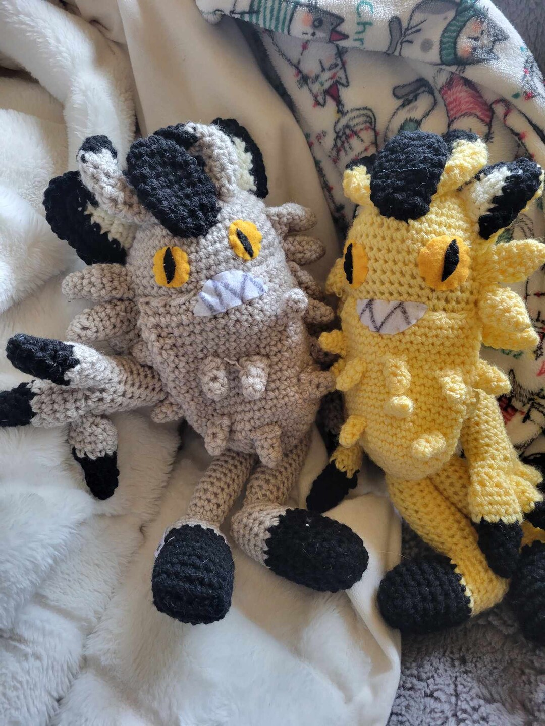Galarian Meowth Crochet Pattern ENG PDF - Etsy