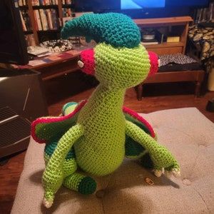 Flygon Crochet Pattern - PDF - Etsy