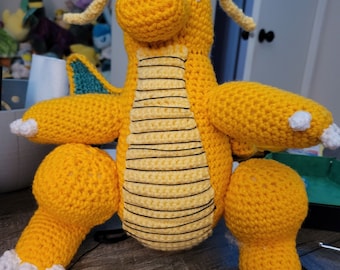 Dragonite Crochet Pattern Amigurumi PDF File GERMAN and ENGLISH Incl ...