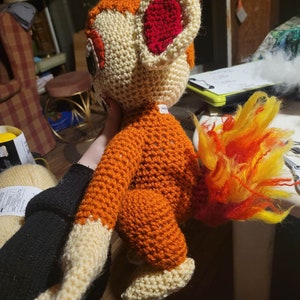 Chimchar Crochet Pattern - PDF - Etsy