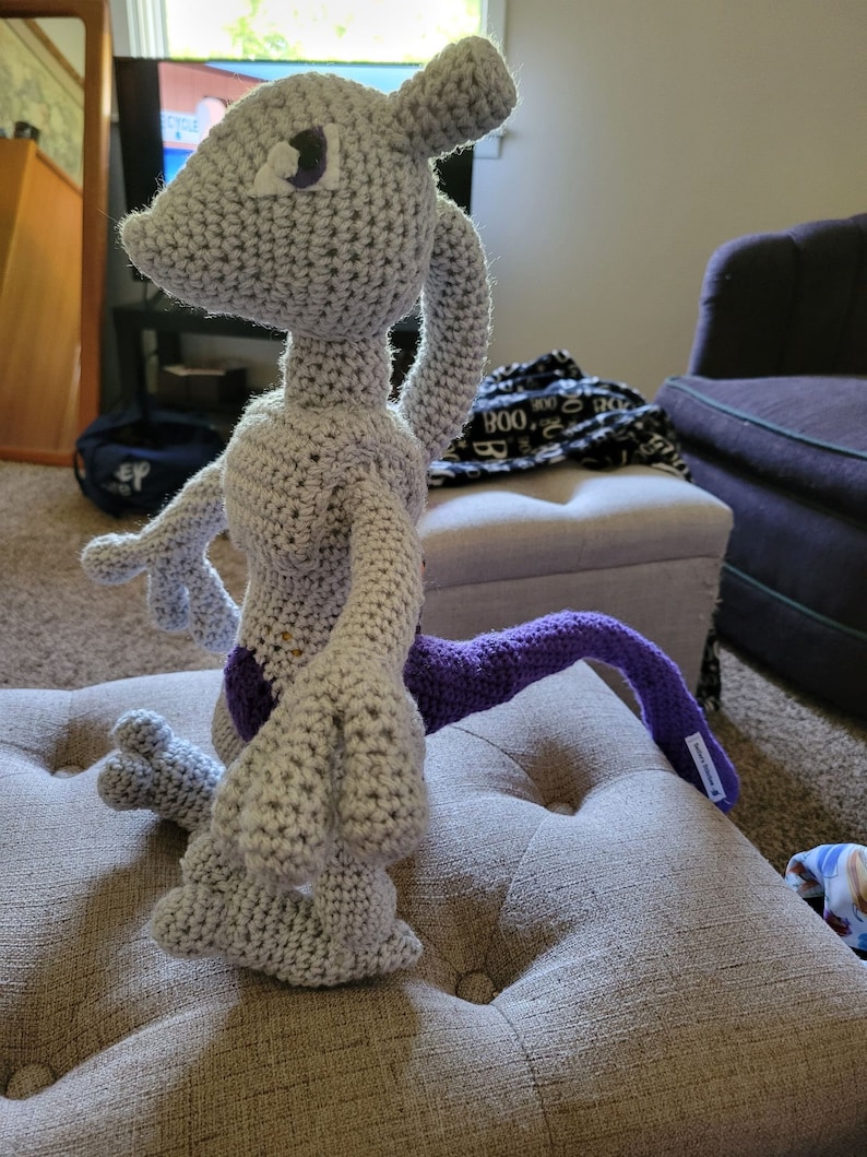 Mewtwo Crochet Pattern PDF - Etsy