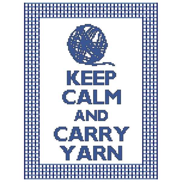 Keep Calm Embroidery - Etsy