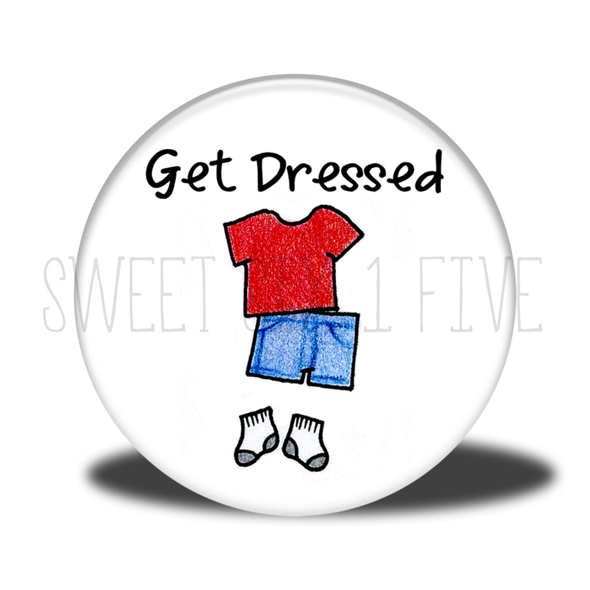 To Get Dressed Clipart