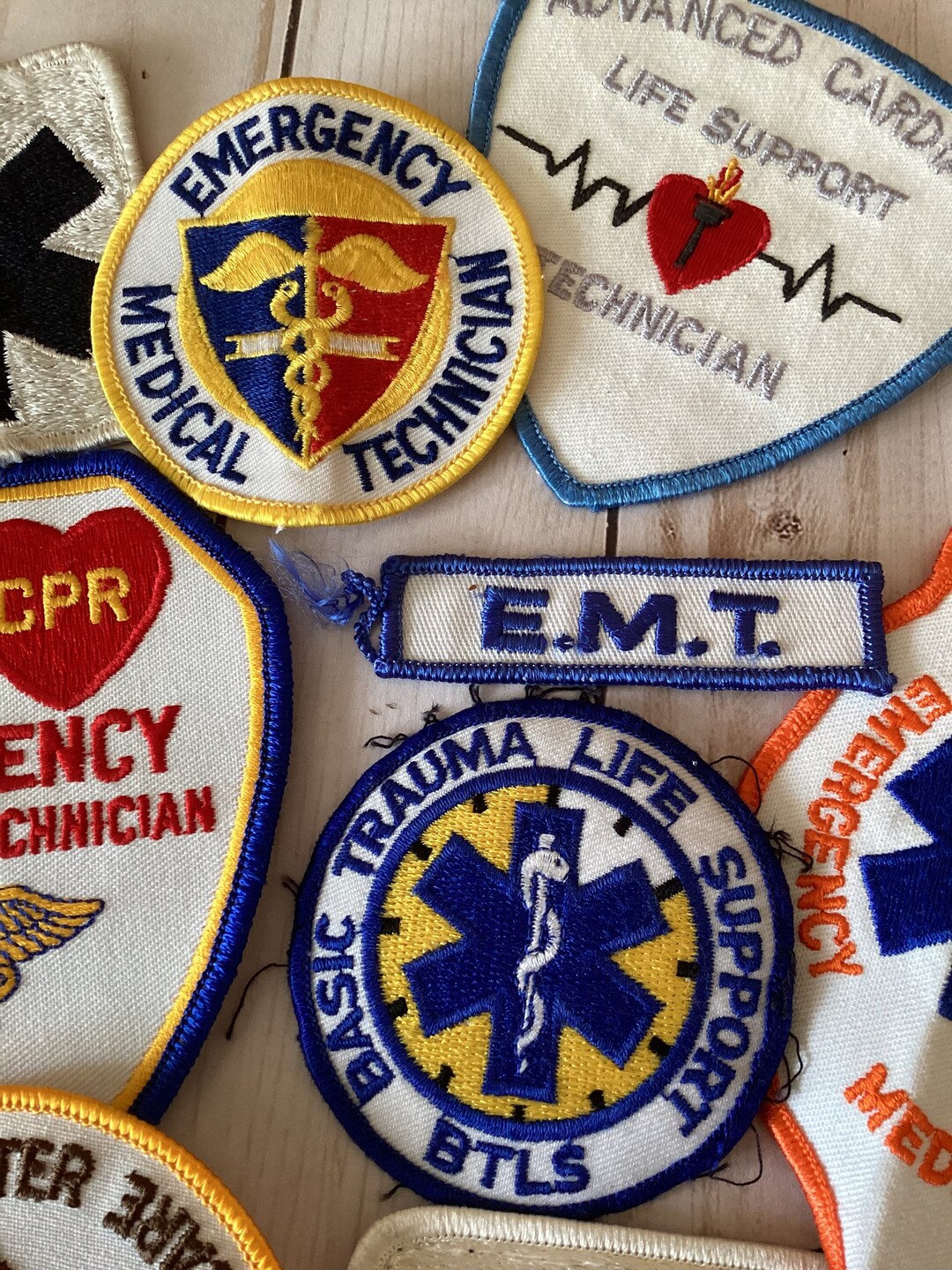 10 Emergency Medical Patches Paramedics EMT Uniform Star - Etsy