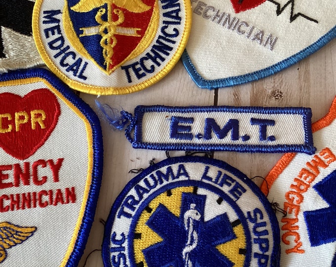 10 Emergency Medical Patches, Paramedics, EMT, Uniform, Star of Life - Etsy