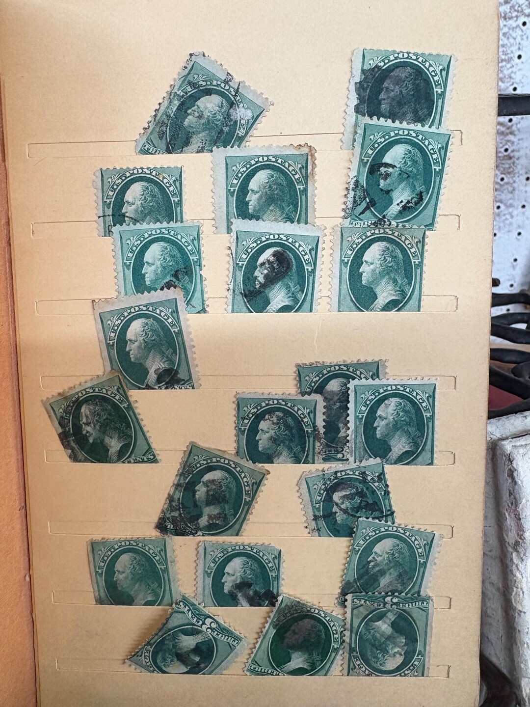 George Washington 3 Cent U.S. Postage Stamps 1800s - Etsy
