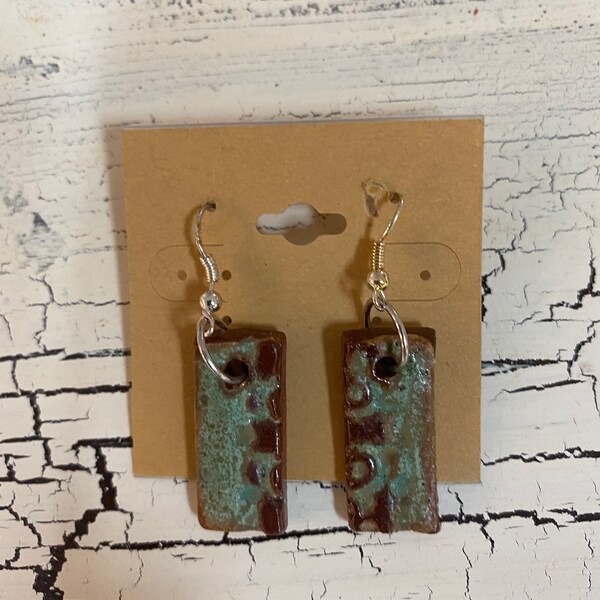 Pottery Earrings - Etsy