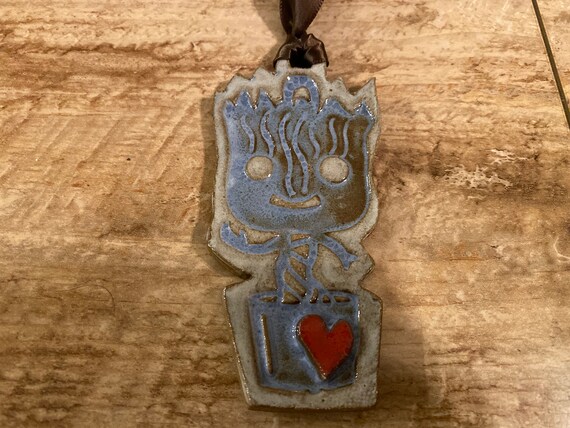 Handmade Pottery Baby Groot Christmas Ornament | Etsy