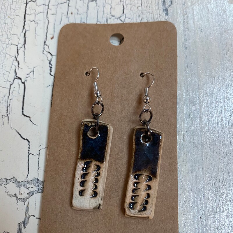 Pottery Earrings - Etsy