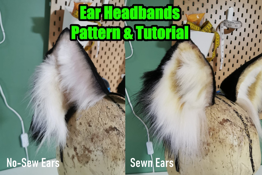 Animal Ear Headband Tutorial & Pattern (PDF) - Etsy