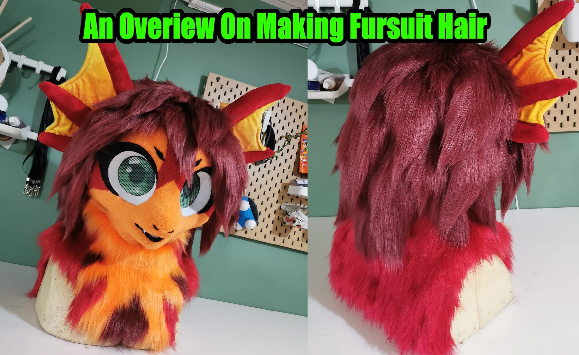 Fursuit Tutorial & Pattern - How to Make Fursuit Hair - Etsy Ireland