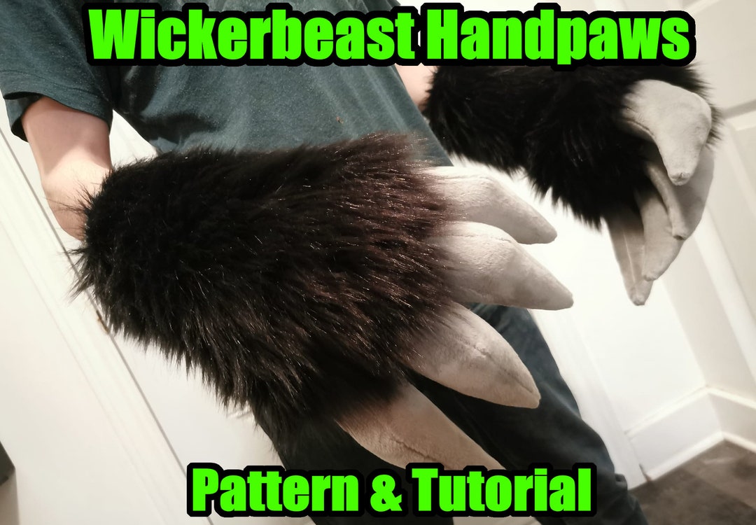 Wickerbeast Handpaws Pattern & Tutorial (PDF) - Etsy