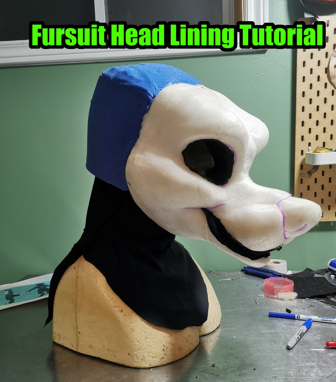 Fursuit Head Lining Tutorial - Etsy