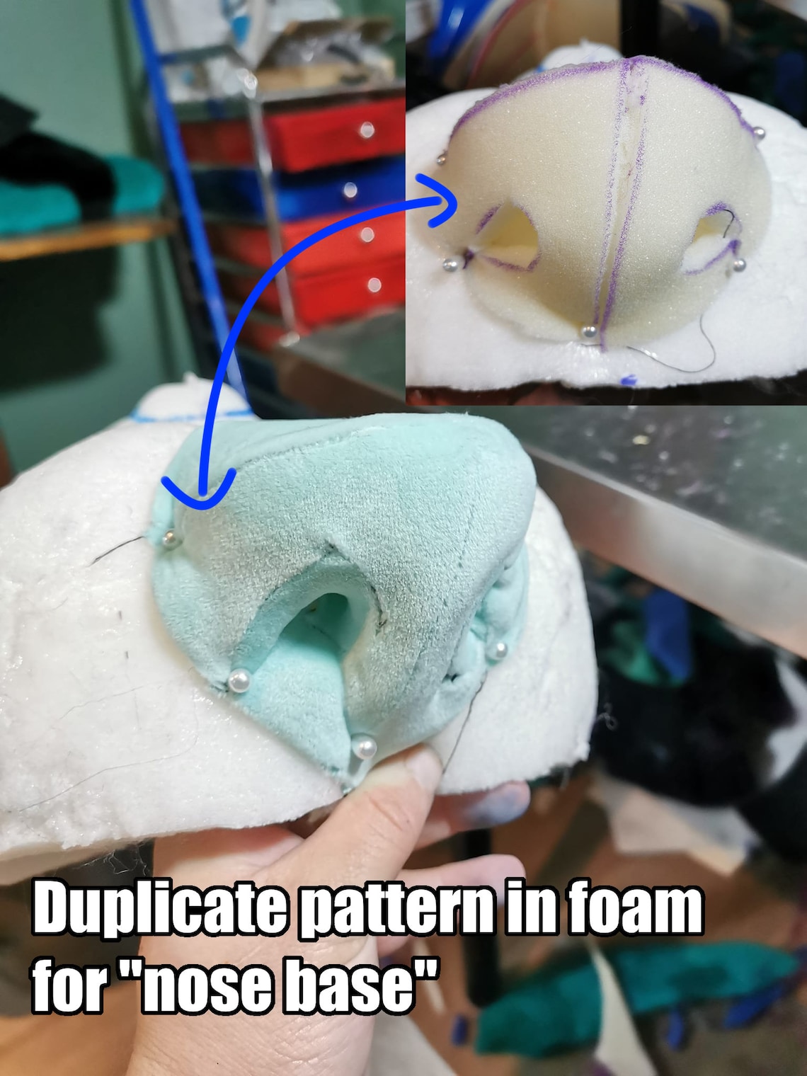 Fursuit Nose - Sewing Pattern + Tutorial - Etsy