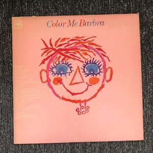 Vintage Barbra Streisand Color Me Barbra Vinyl LP. Columbia CL 2478 ...