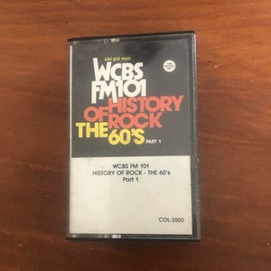 1981 Solid Gold Music WCBS FM101 History of Rock the 60s Part 1 Cassette Tape, COL-2500 Cassette ...