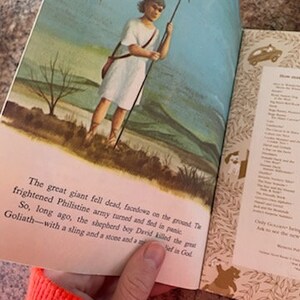 Vintage 1974 A Little Golden Book DAVID and GOLIATH Children's Book ...