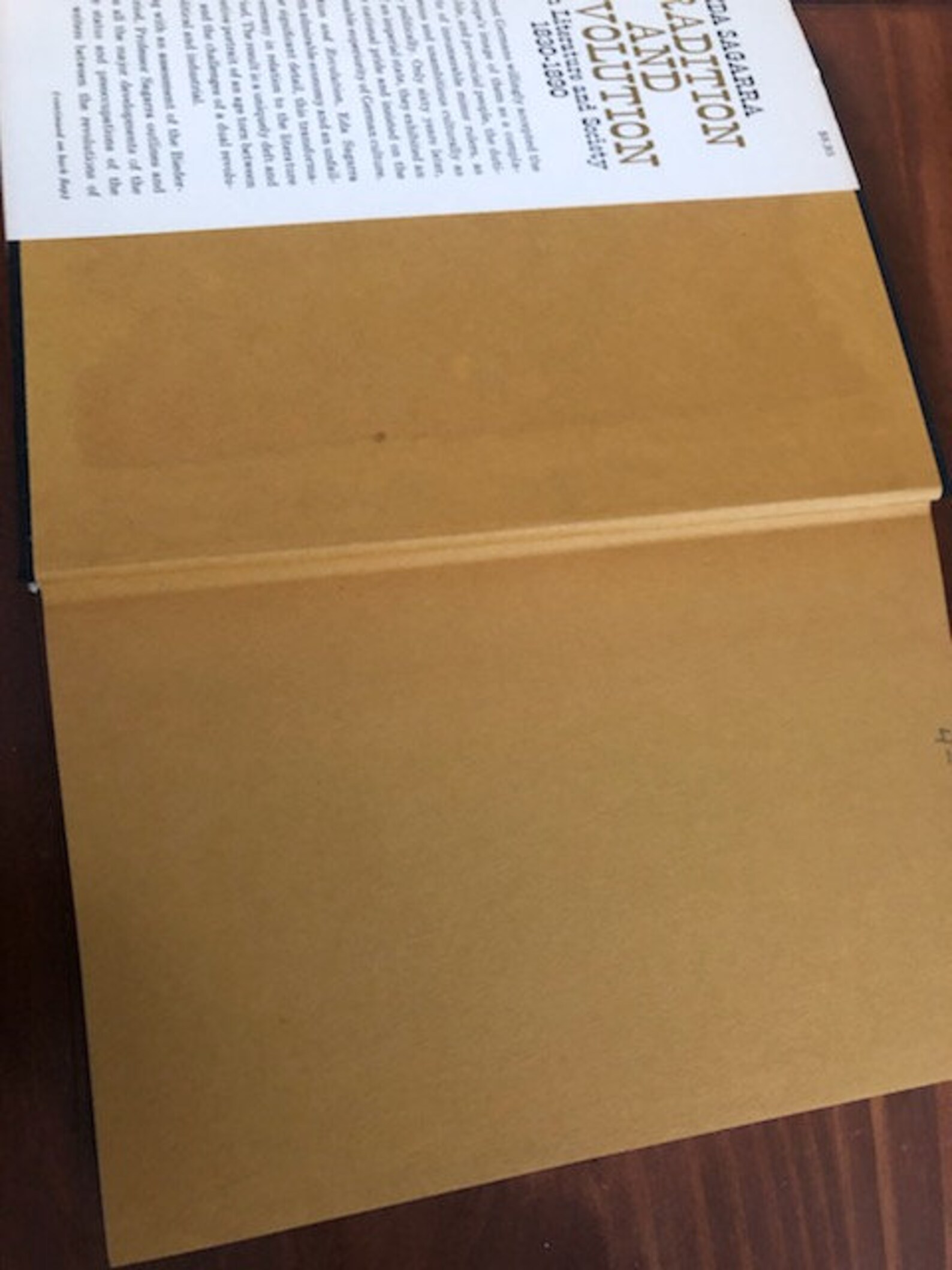 Vintage Hardcover, Tradition and Revolution: German Literature and ...