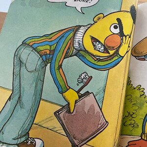1979 A Little Golden Book the Many Faces of Ernie Sesame Street Book ...
