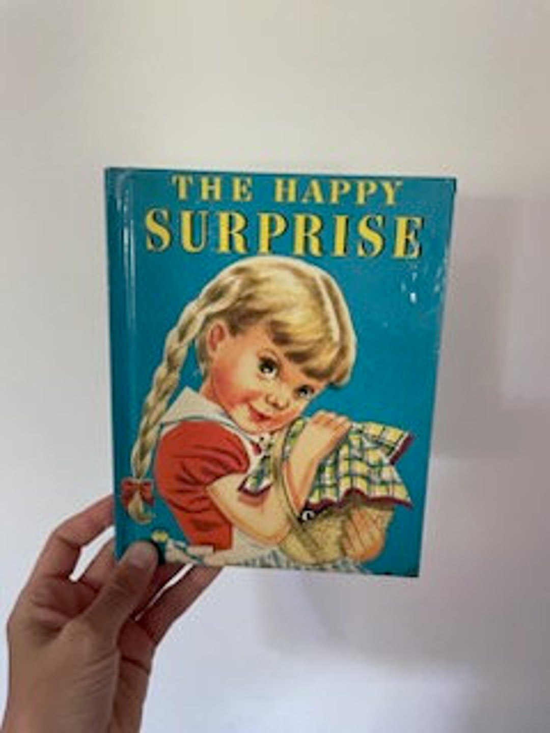 1952 Wonder Books 582 Hardcover With Washable Cover the Happy Surprise ...