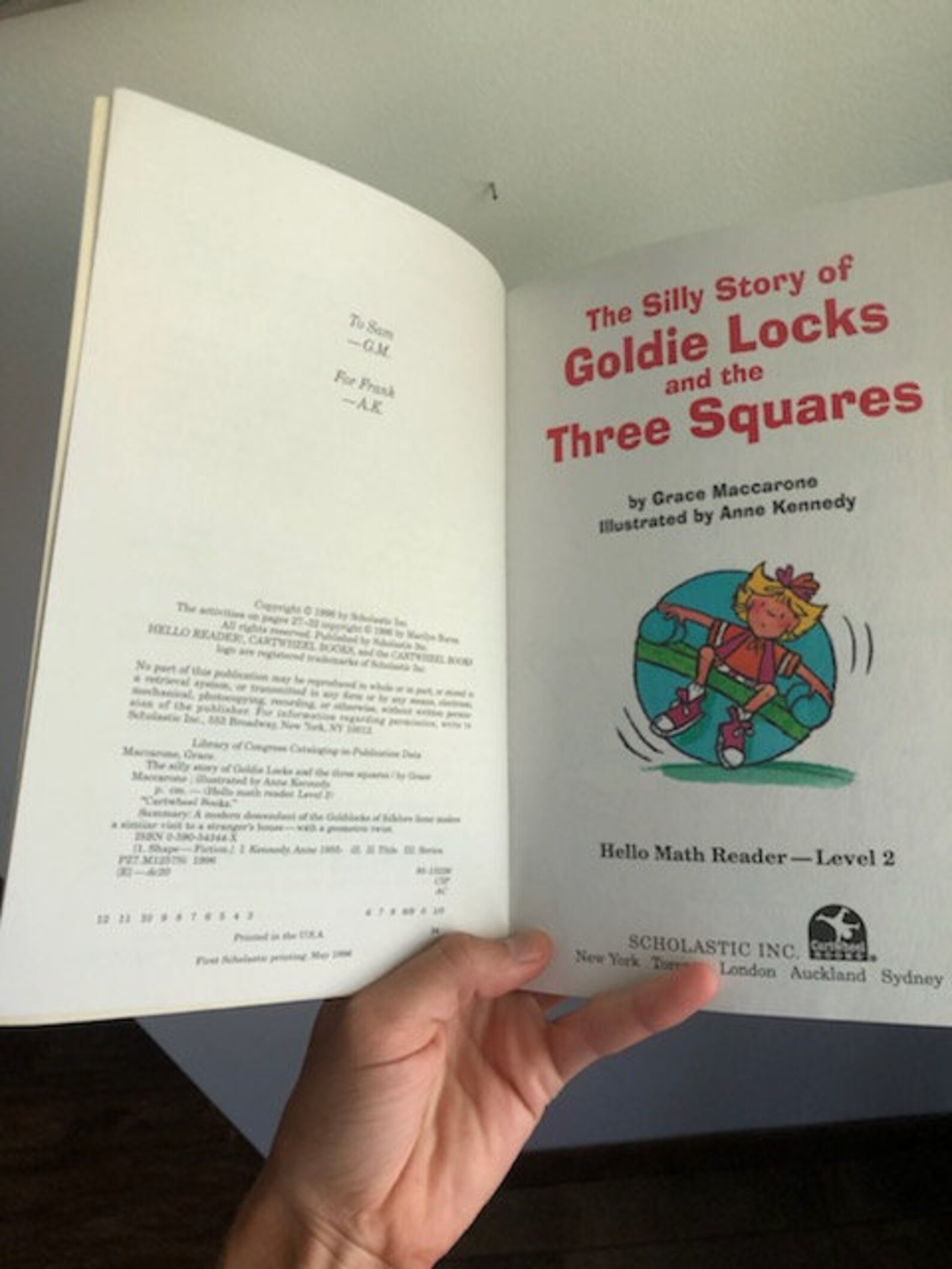 Vintage 90s Era Math Book the Silly Story of Goldie Locks and - Etsy