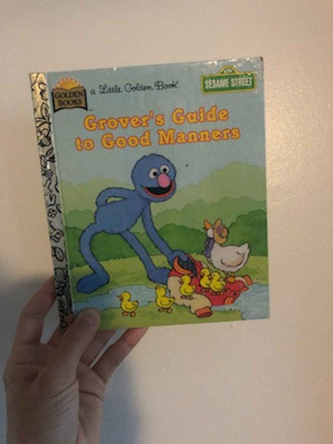 1992 Hardcover Little Golden Book Sesame Street Groover's Guide to Good ...