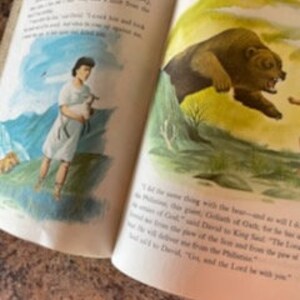 Vintage 1974 A Little Golden Book DAVID and GOLIATH Children's Book ...